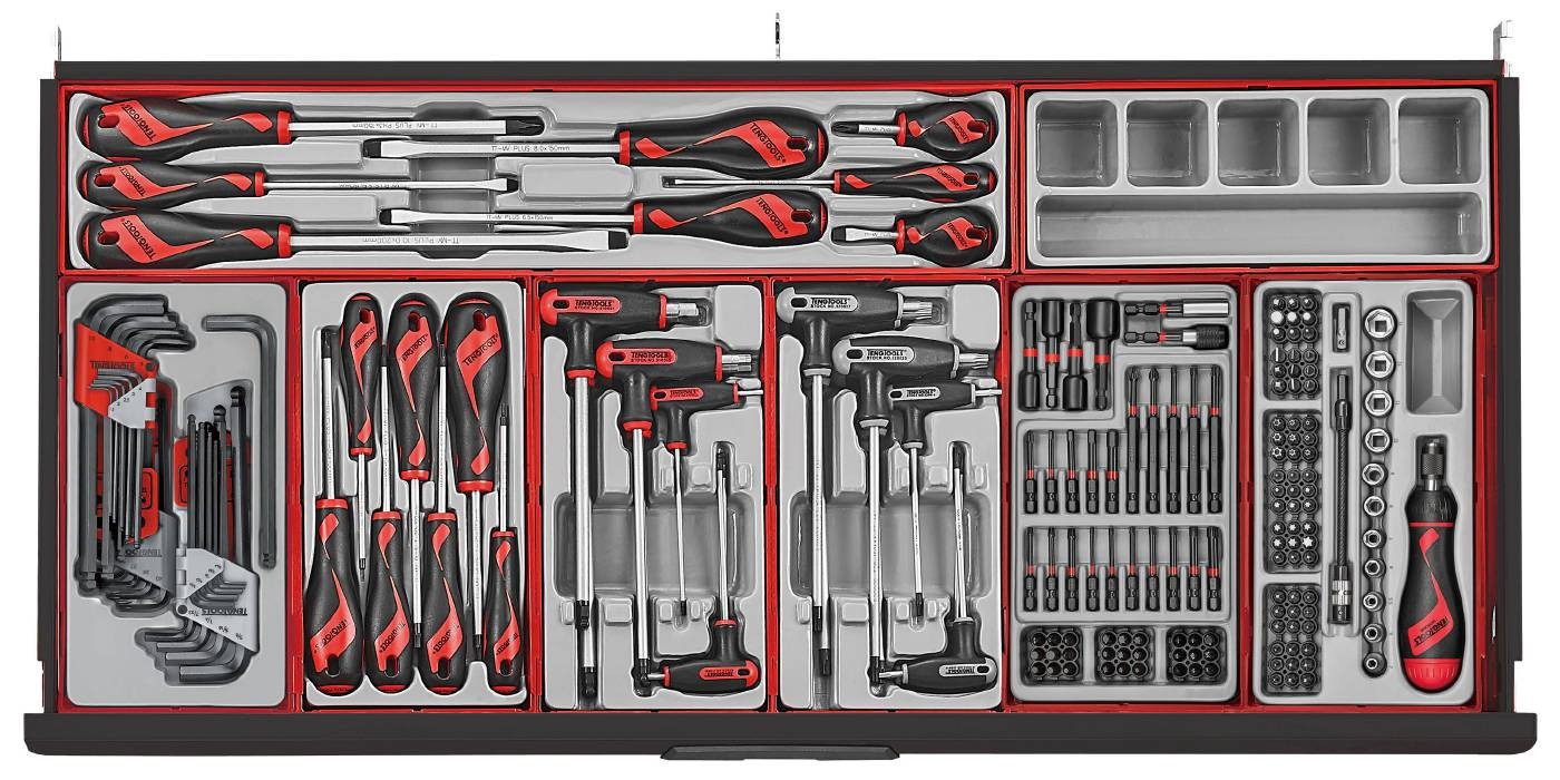 Teng Tools Verktøyvogn m/1004 deler, TCMM1004NBK1 | Eleven Points