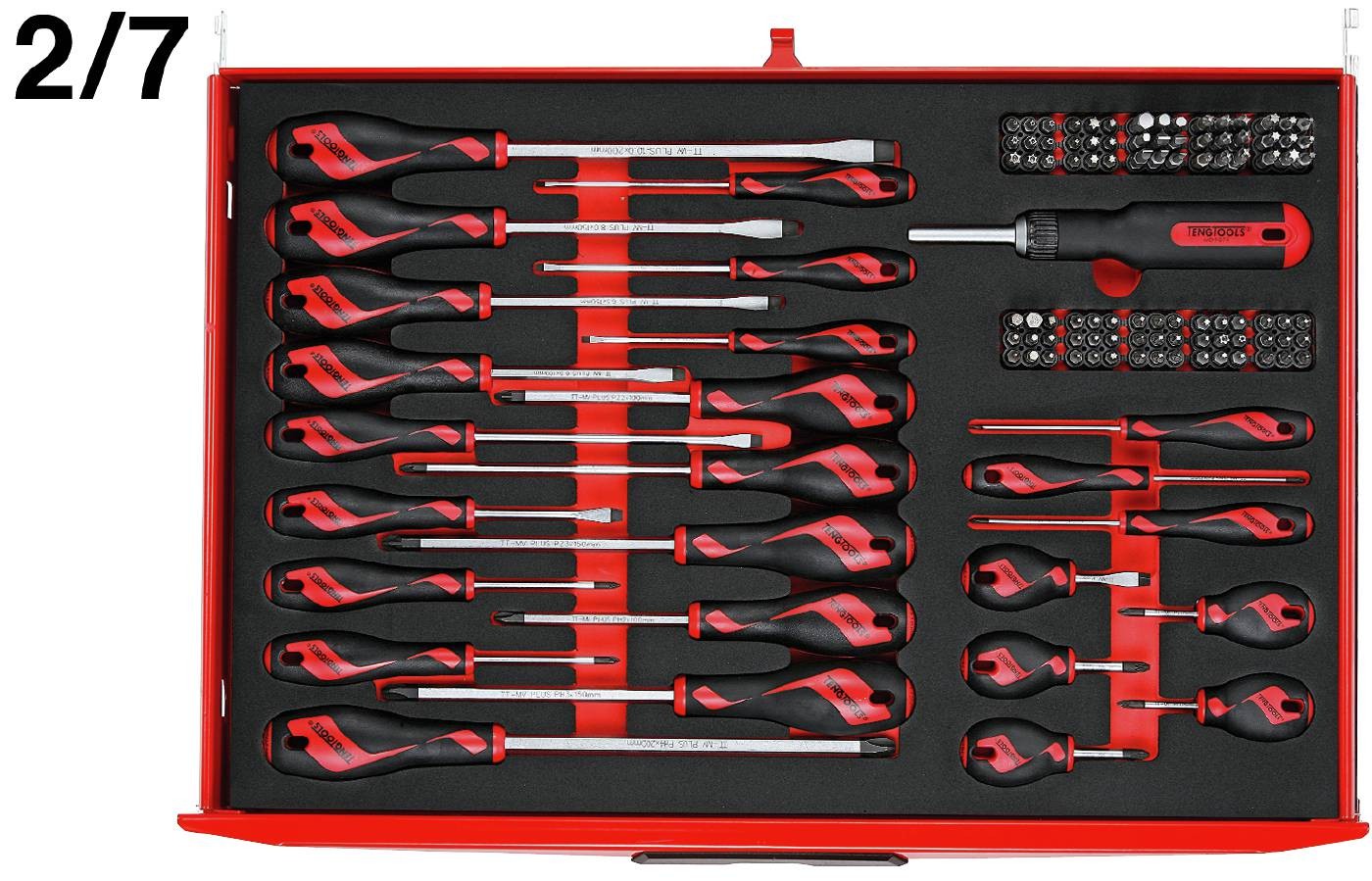 Teng Tools verktøyvogn med verktøy TCMME09C | Eleven Points