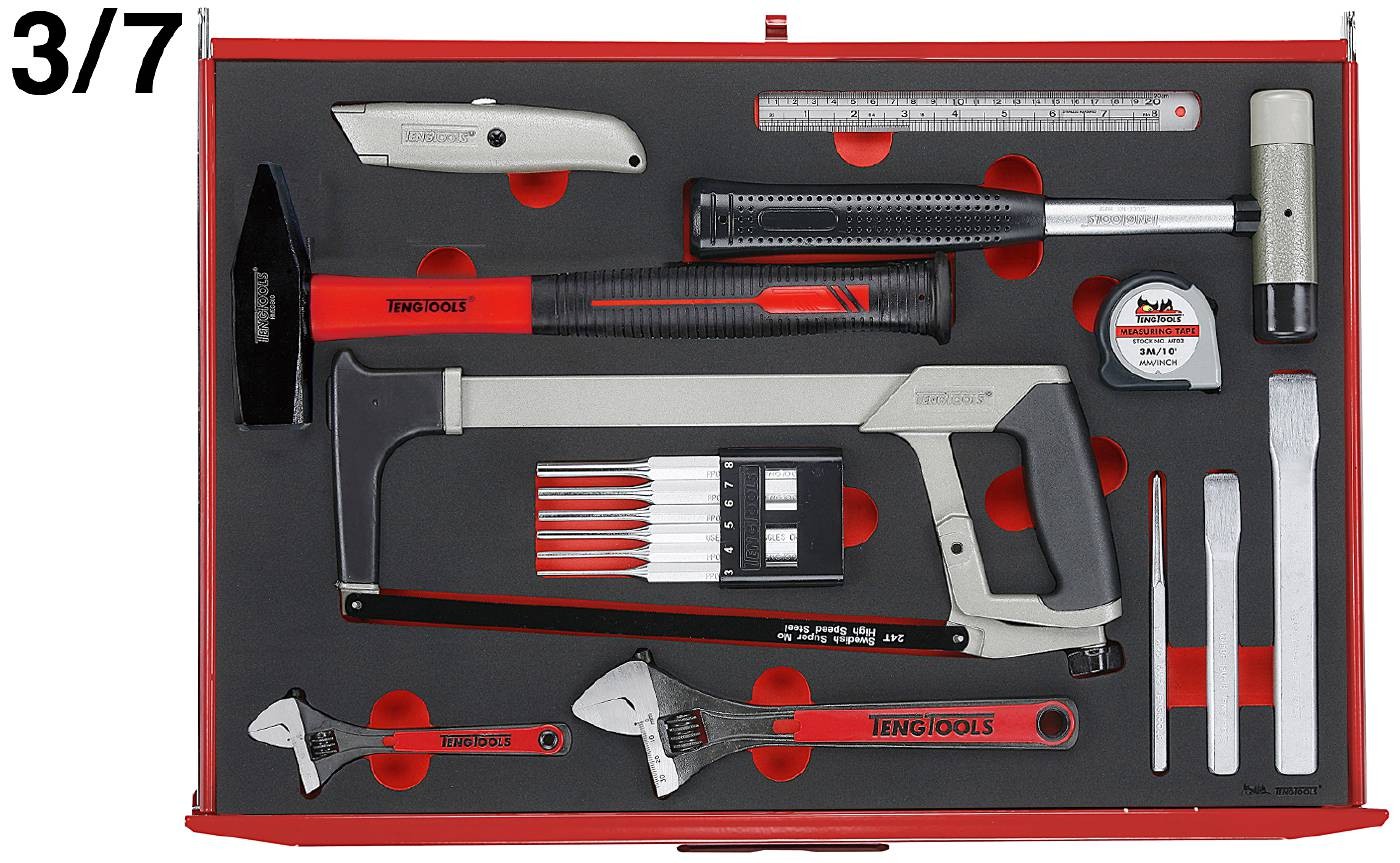 Teng Tools verktøyvogn med verktøy TCMME11A | Eleven Points