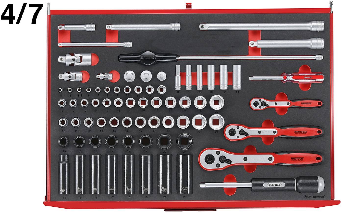 Teng Tools verktøyvogn med verktøy TCMME11A | Eleven Points